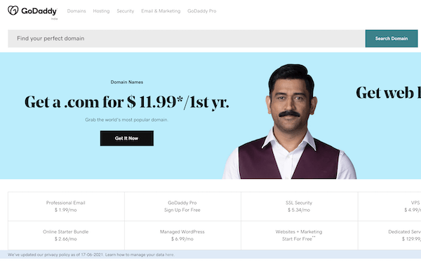 How I Ended Up on the GoDaddy India Website | DomainInvesting.com